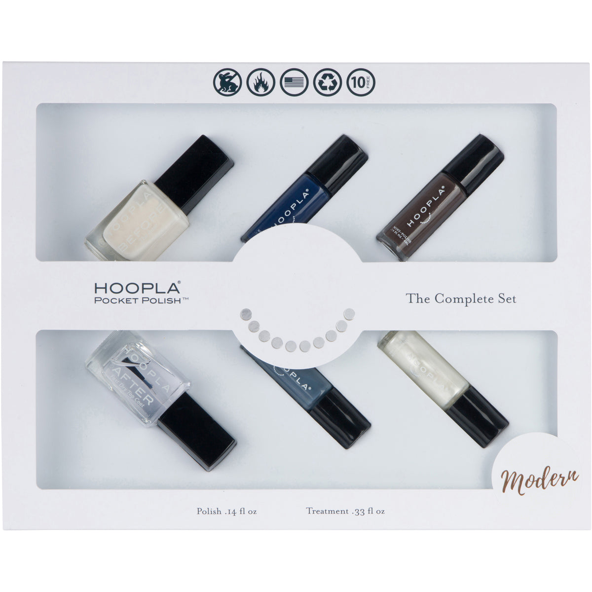 The Complete Clean Nail Polish Set - Modern – Hoopla Happy Hands + Feet