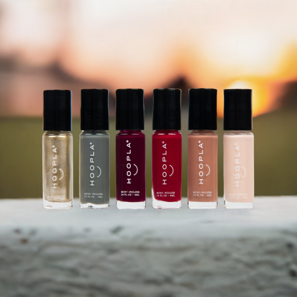Pocket Nail Polish Set - Fireside Set – Hoopla Happy Hands + Feet